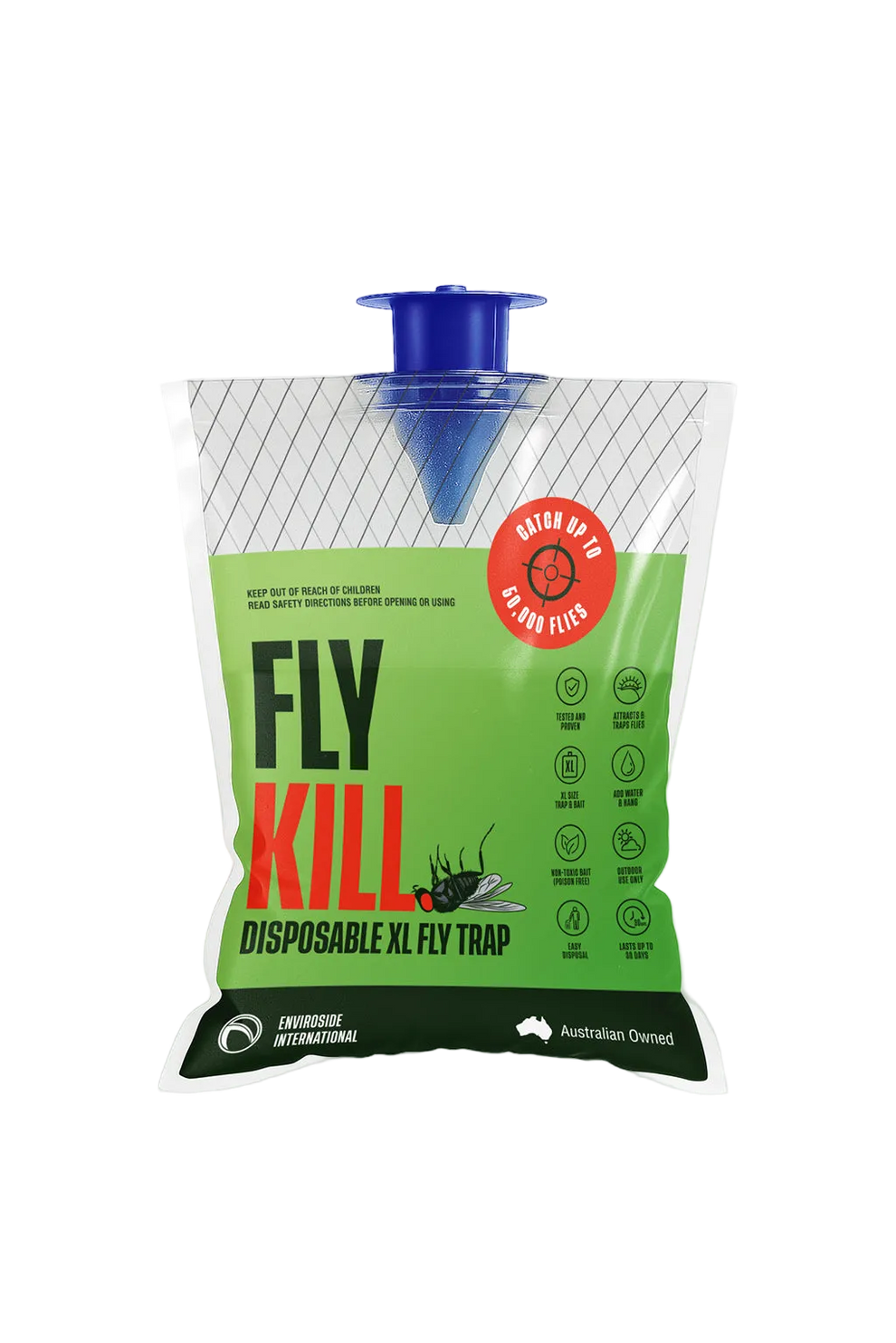 FLYKILL XL Disposable Fly Traps – Enviroside International - BINKILL